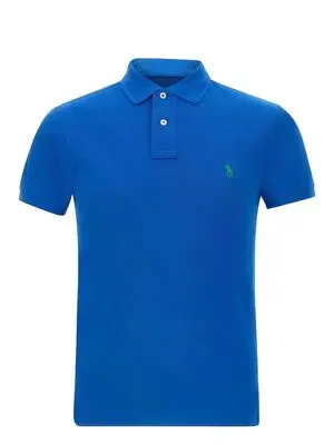 Polo Ralph Lauren Embroidered Polo Shirt - Blue