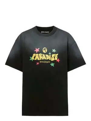 Palm Angels Paradise Palm T-shirt - Black