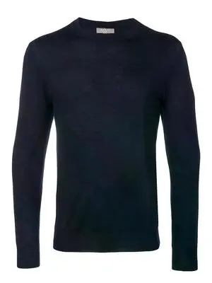 N.peal Round-neck Cashmere Jumper - Blue