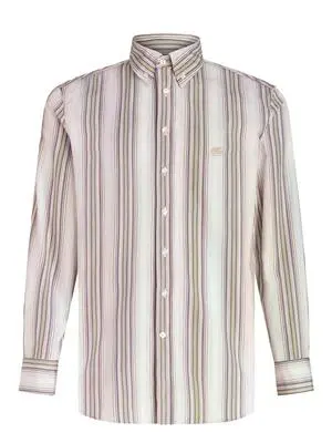 Etro Stripe-print Button-down Shirt - Neutrals