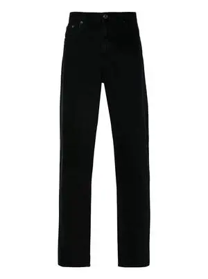 AGOLDE Curtis Mid-rise Straight-leg Jeans - Black