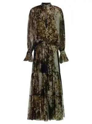 ROBERTO CAVALLI Appaloosa-Print Maxi Dress