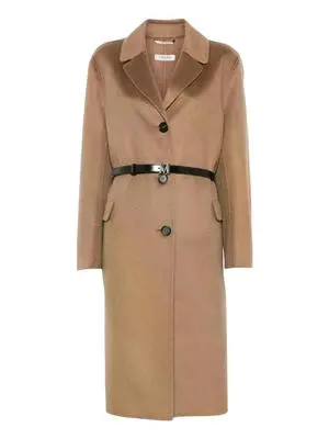 Max Mara Virgin Wool-cashmere Blend Coat - Brown