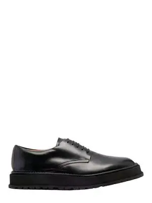 BUTTERO® Lace-up Leather Shoes - Black