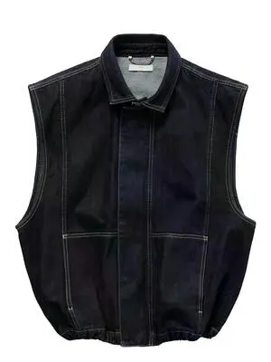 1989 STUDIO Denim Gilet - Blue