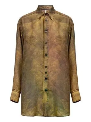 MAISON MARGIELA Tie-dye Shirt - Neutrals