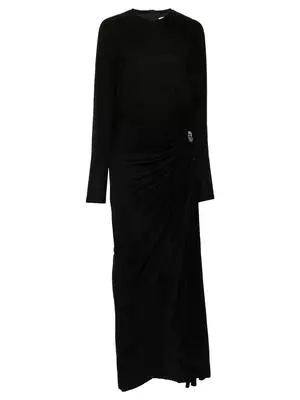 Christopher Esber Helix Side-slit Maxi Dress - Black