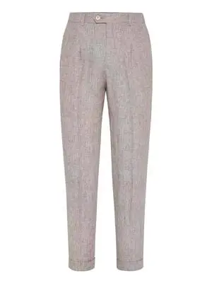 Brunello Cucinelli Pleat Detailing Trousers Grey