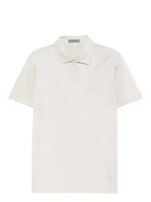 Corneliani Jersey Polo Shirt Grey