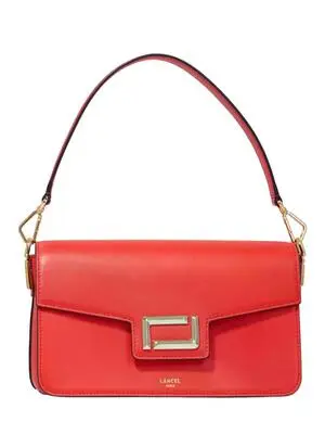 LANCEL Leather Shoulder Bag Red