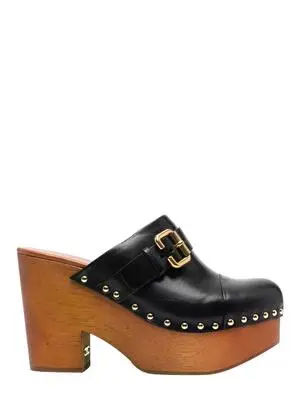 Chloé Jeannette 60mm Mules - Black