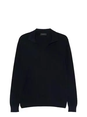 Sease Spread-collar Top - Blue