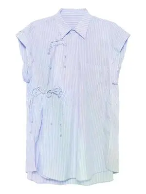JNBY Striped Sleeveless Top - Blue