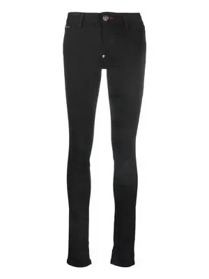 Philipp Plein High-rise Skinny Jeggings - Black