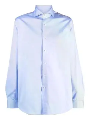 XACUS Buttoned-up Cotton Shirt - Blue