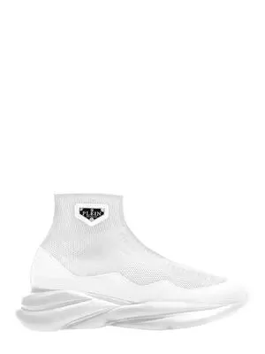 Philipp Plein Skywalker Logo-appliqué Sneakers - White