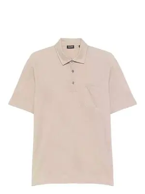 Zegna Cotton Polo Shirt - Neutrals