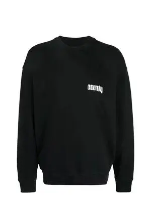 COUNTY OF MILAN Logo-print Sweatshirt - Black