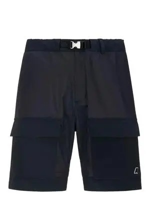K-WAY Logo-patch Shorts - Blue
