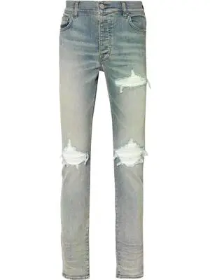 Amiri Mx1 Ultrasuede Jeans - Blue