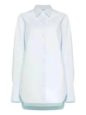 Attico Button-fastening Shirtdress - Blue