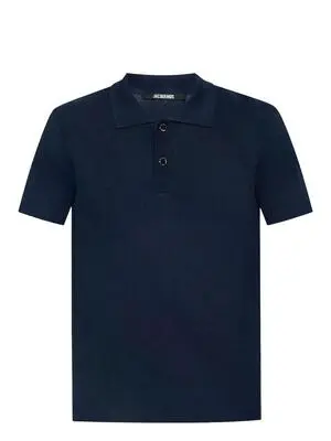 JACQUEMUS Logo-jacquard Polo Shirt