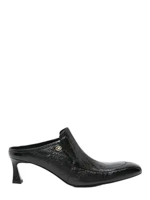 Martine Rose Snout 65mm Leather Mules - Blue