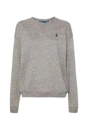 Polo Ralph Lauren Crew-neck Jersey Sweatshirt - Grey