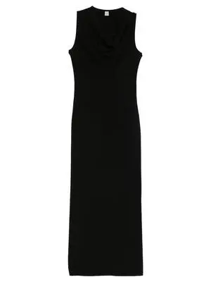 TOTEME Cowl-neck Maxi Dress - Black