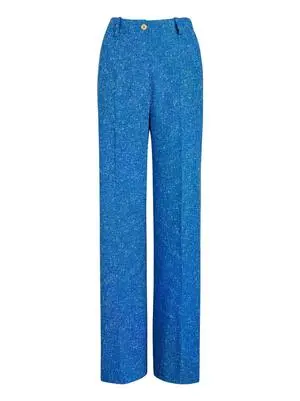 PATOU Iconic Tweed Trousers - Blue