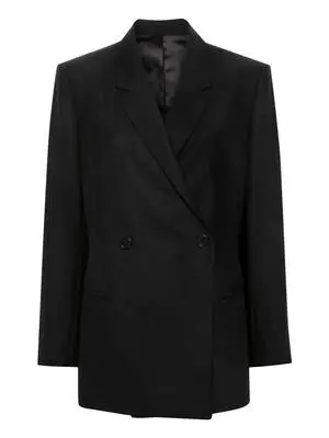 TOTEME Double-breasted Blazer - Black