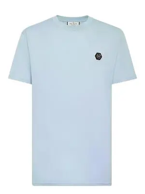 Philipp Plein Logo-print Cotton T-shirt - Blue