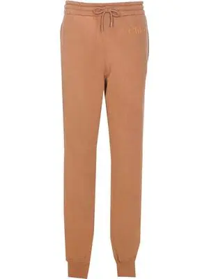 Chloé Logo-embroidered Track Pants - Neutrals