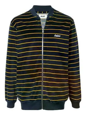 PALACE Velour Bomber Jacket - Blue