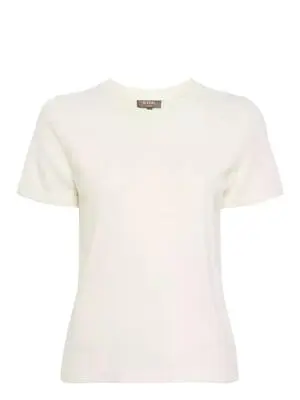 N.peal Crew-neck Cashmere T-shirt - Neutrals