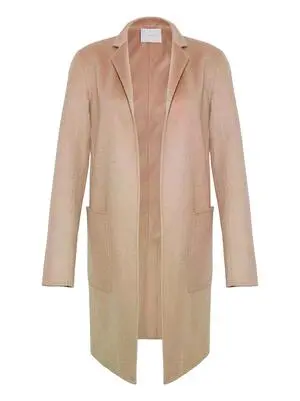 Adam Lippes Gina Open-front Cashmere Coat - Brown
