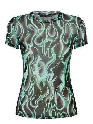 Philipp Plein Flame T-shirt - Black
