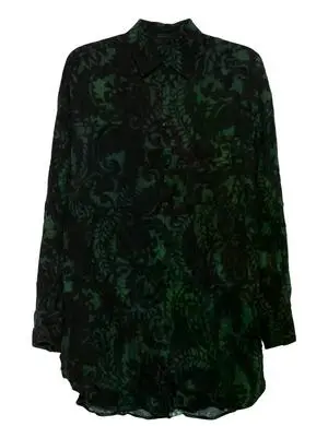 Transit Crease Effect Shirt - Black