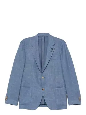 LARDINI Single-breasted Blazer Blue