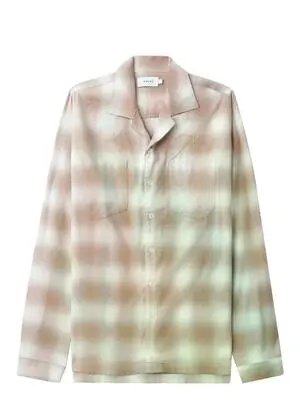 Rhude Logo-embroidered Check-print Shirt - Brown