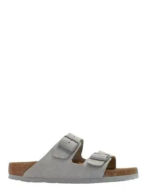 BIRKENSTOCK Arizona Suede Sandals - Grey