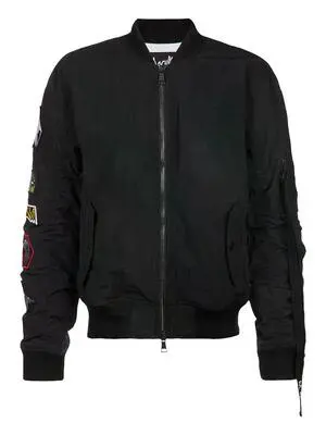 HACULLA. Pray For Revolution Bomber Jacket - Black