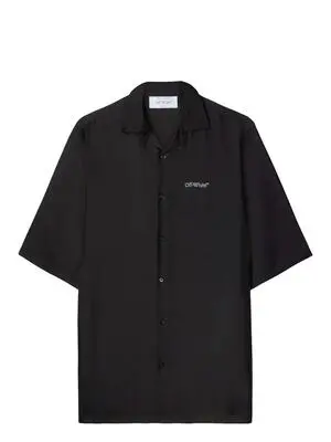 Off-White Barber Arrow Bowling Shirt - Black