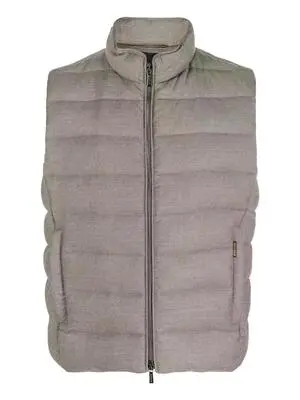 MOORER Padded Gilet - Neutrals