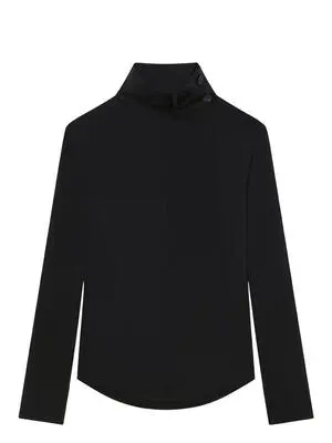 COURREGES Scarf-detail Blouse - Black