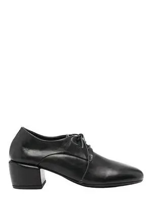 Marsèll 50mm Almond Leather Oxford Shoes - Black