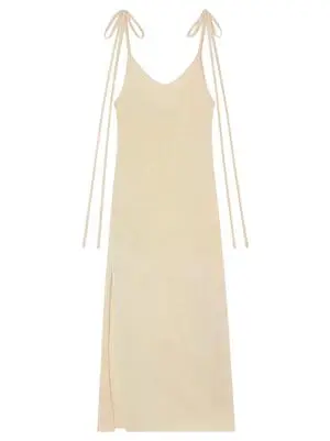 Alanui Finest Maxi Dress Neutrals
