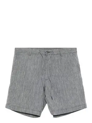 BOSS Drawstring-waistband Shorts - Grey