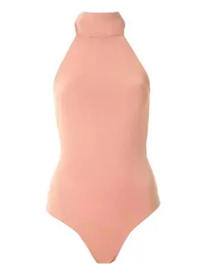 AMIR SLAMA Tie Neck Body - Neutrals