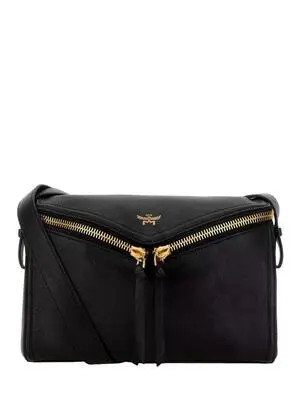 Mcm Diamant 3D Crossbody Bag Black